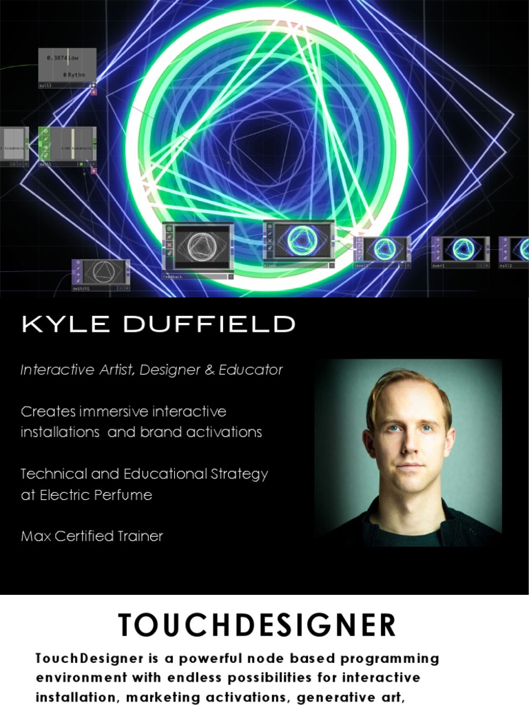 Interactive TouchDesigner Workshop | PDF