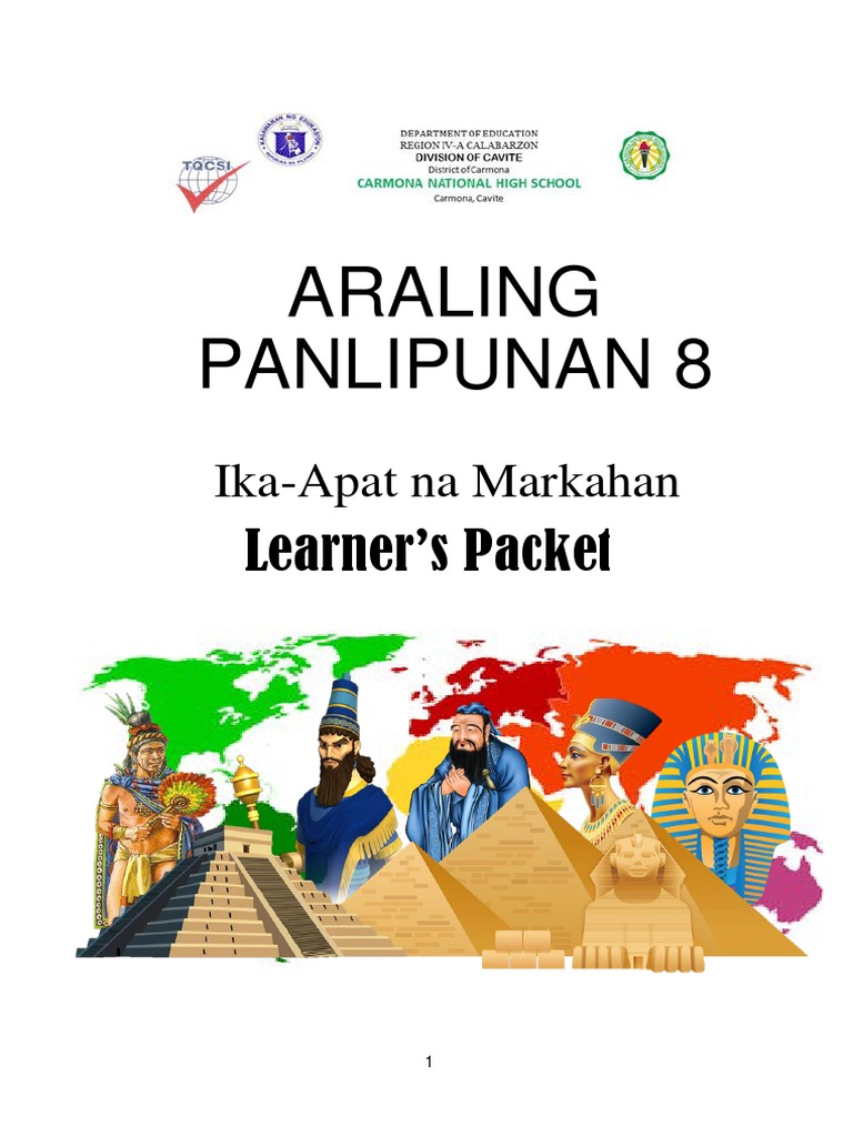 Araling Panlipunan Learning Packet g8 q4f 1 | PDF