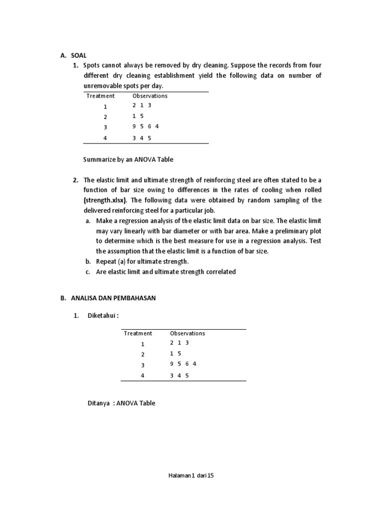 Korelasi & Regresi Soal Dan Jawaban | PDF | Errors And Residuals | Coefficient Of Determination