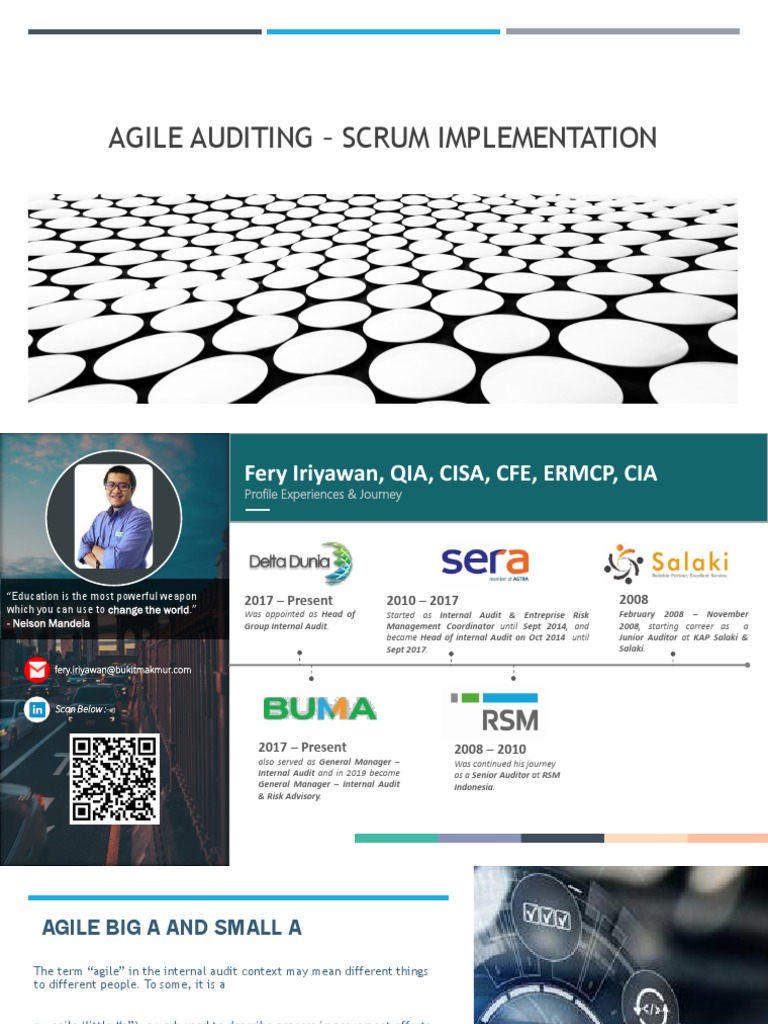 Agile Auditing - Lanjutan | PDF | Scrum (Software Development) | Agile Software Development