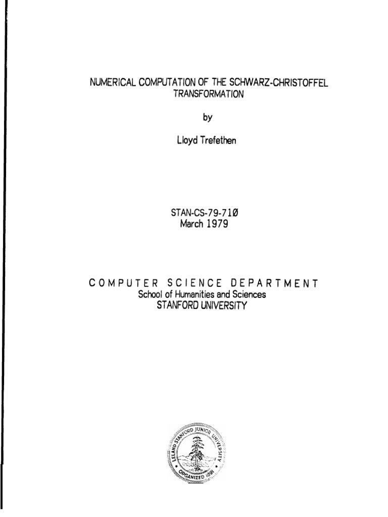 Schwarz Christoffel Mapping | PDF