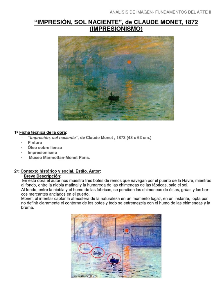 Monet - Impresion Sol Naciente | PDF | Claude Monet | Impresionismo