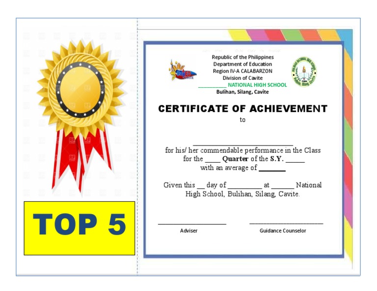 Certificate of Recognition | PDF