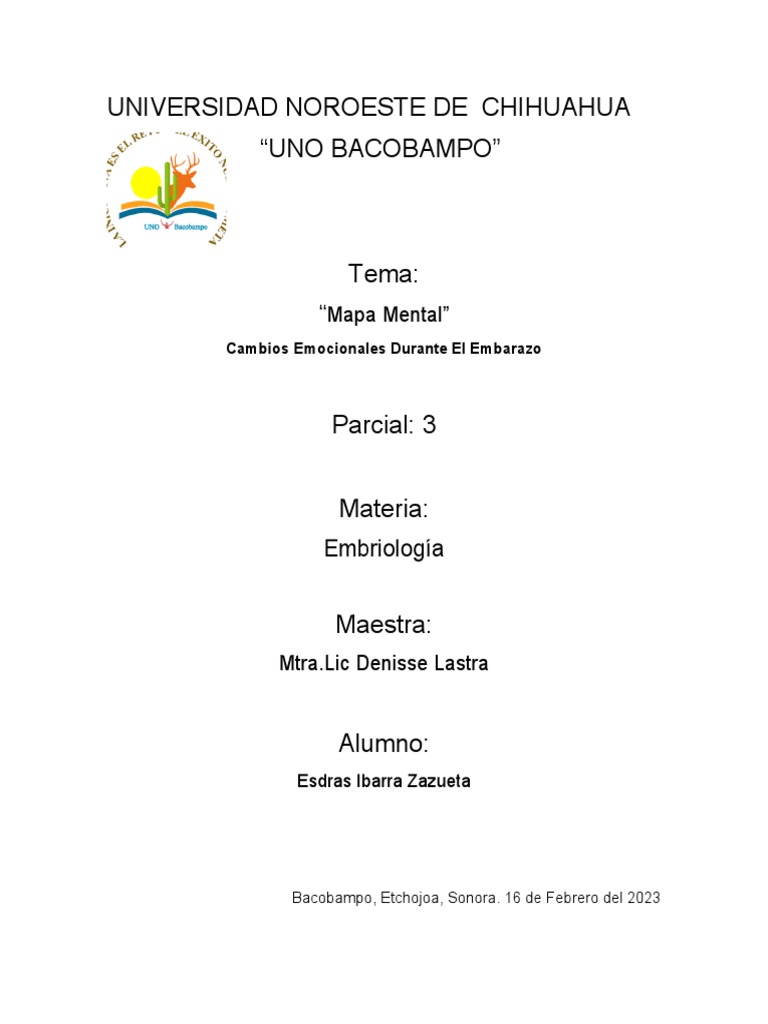 Cambios Emocionales Durante El Embarazo Pdf El Embarazo Gonadotropina