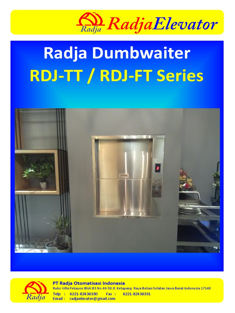 Katalog Radja Elevator | PDF | Elevator | Transport