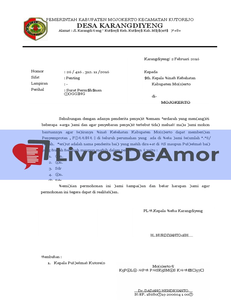 Xdocs - Club Surat Permohonan Foggingdoc | PDF