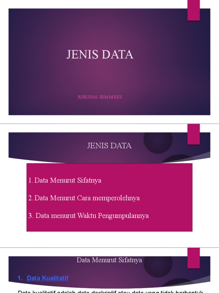 Jenis Data Dan Skala Pengukuran | PDF