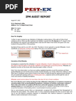 Weekly Pest Control Checklist | PDF