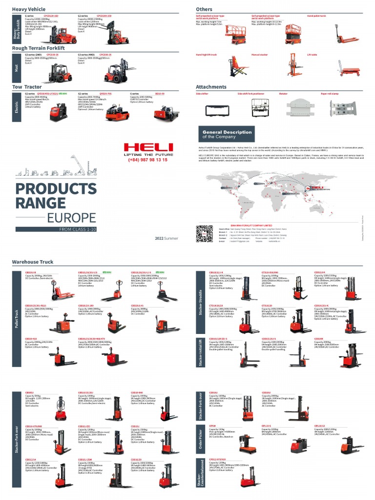 Catalogue Heli Forklift | PDF