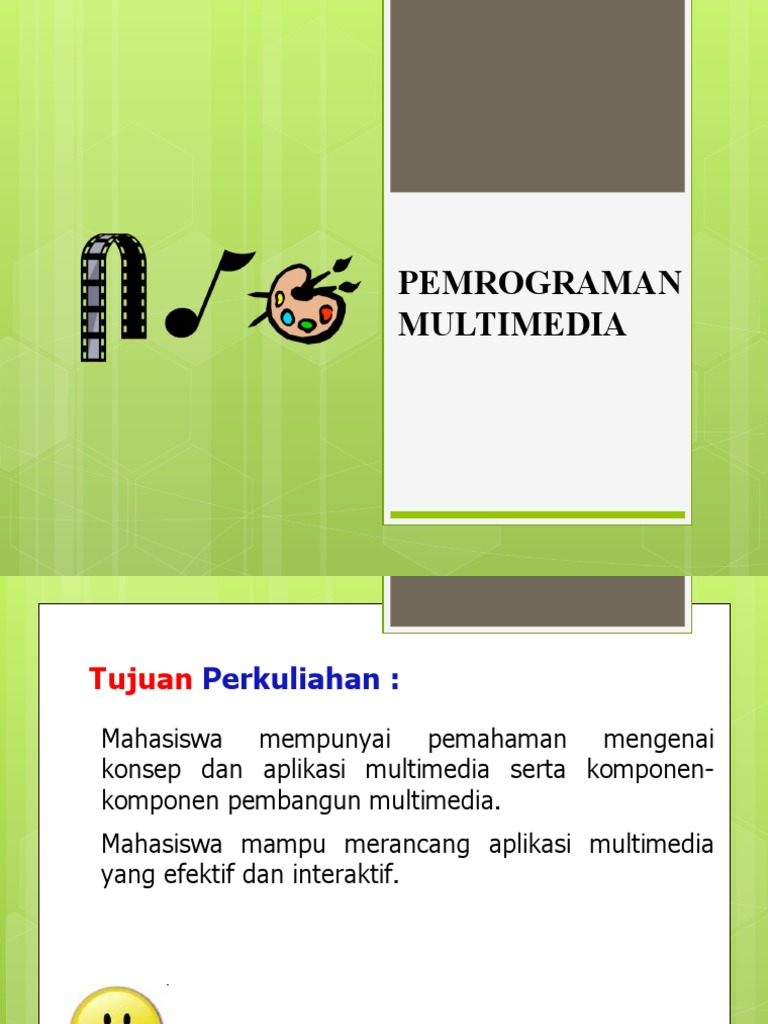 MATERI 1 - Pemrograman Multimedia | PDF