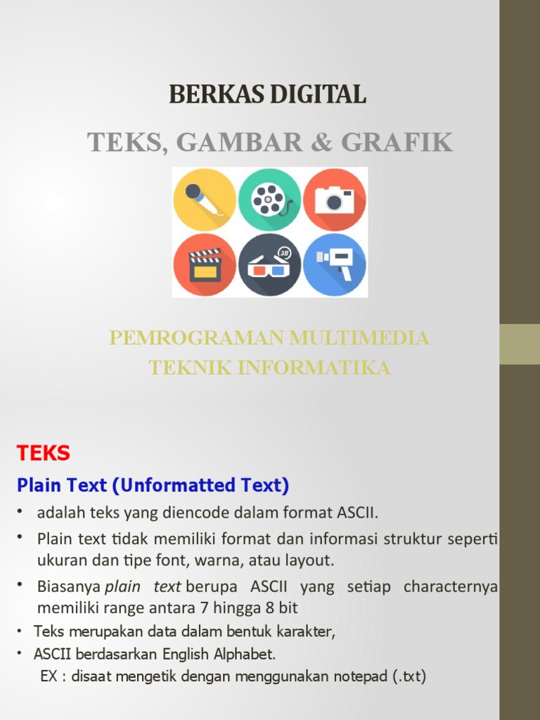 MATERI 2 - Pemrograman Multimedia | PDF