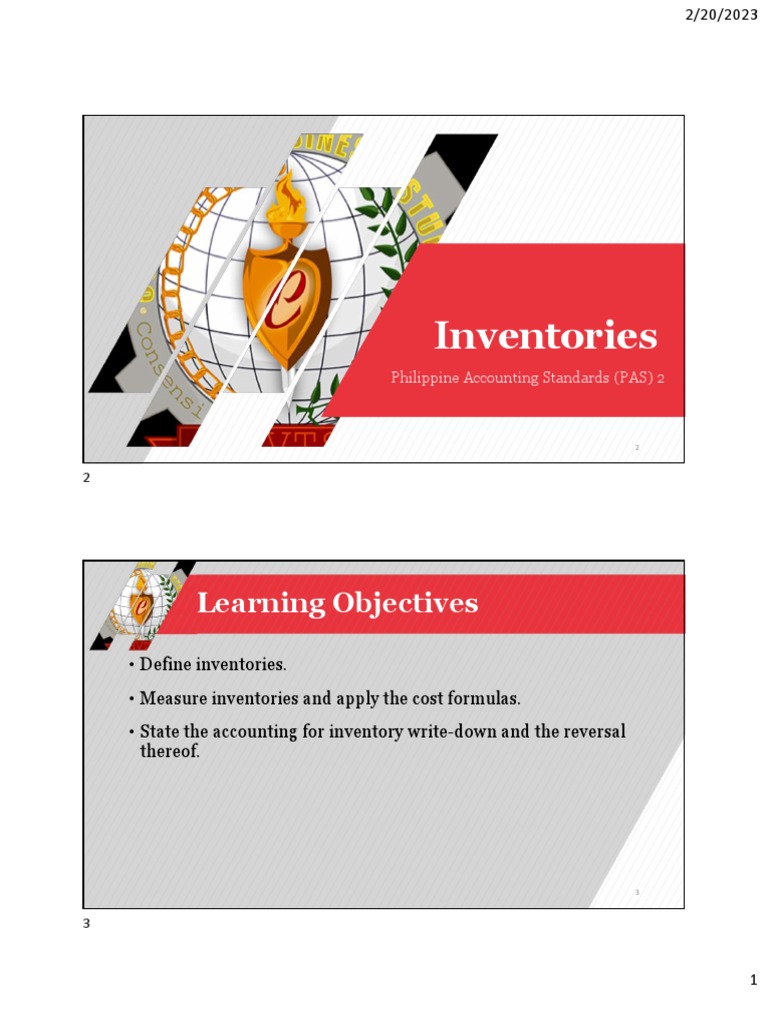 PAS 2 Inventories | PDF | Cost Of Goods Sold | Inventory
