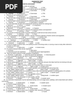 Testpaper For Commercial Cooking Grade 8 | PDF | Kitchen Utensil ...