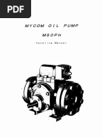 Mycom Oil Pump Service Manual: M50P M60P M80P M100P | PDF | Pump | Valve
