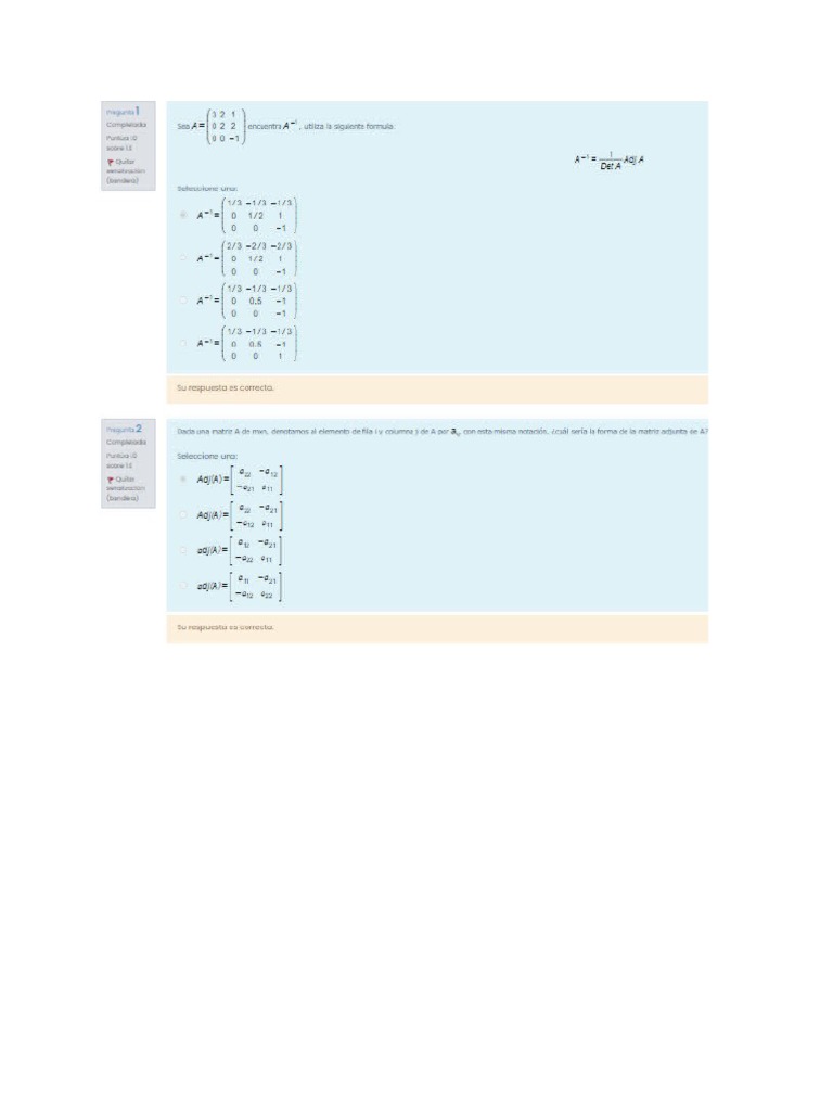 Algebra Lineal Semana 3 Examen | PDF Algebra Lineal Semana 3 Examen | PDF