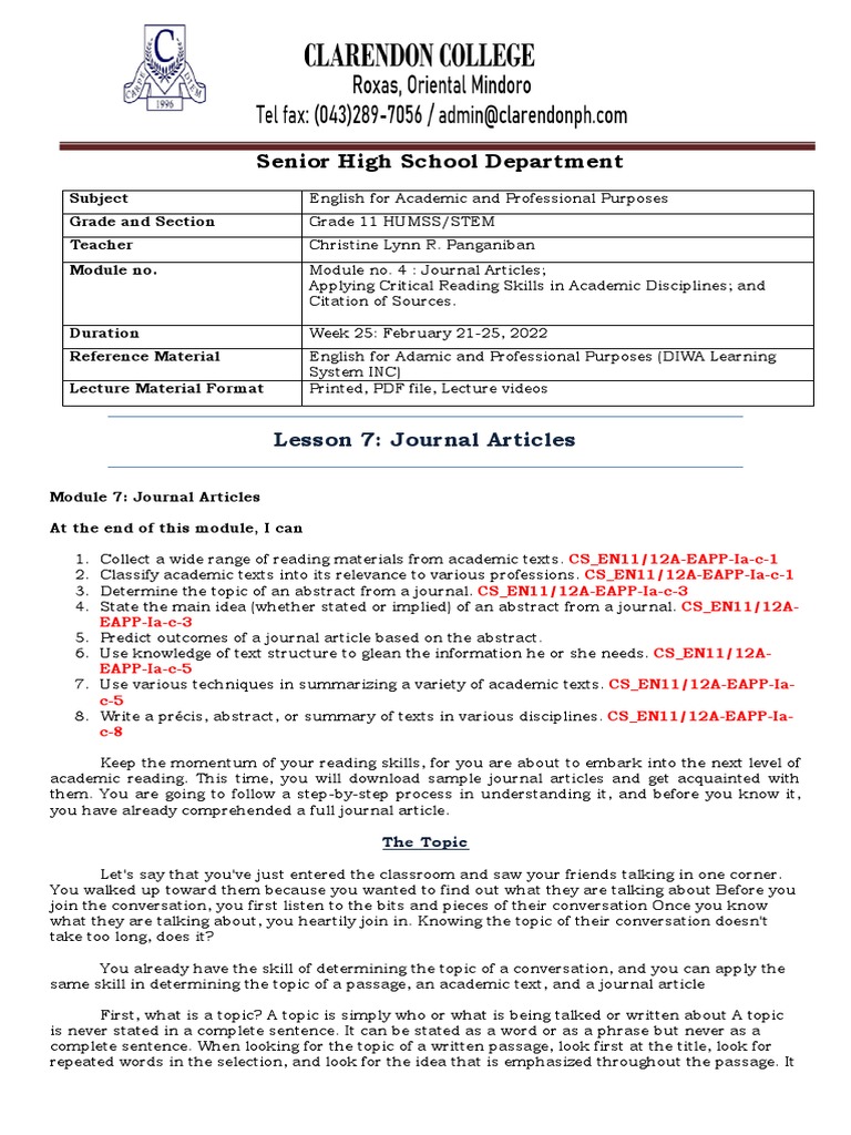 WK25 Stem-Humss Eapp | PDF | Citation | Résumé