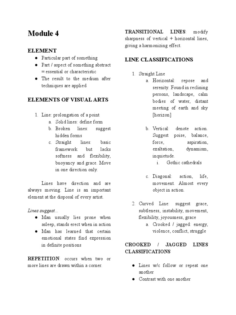 Art Appreciation (Elements of Art, Principles of Art Design, Methods of ...
