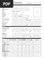 Barangay Census Form | PDF