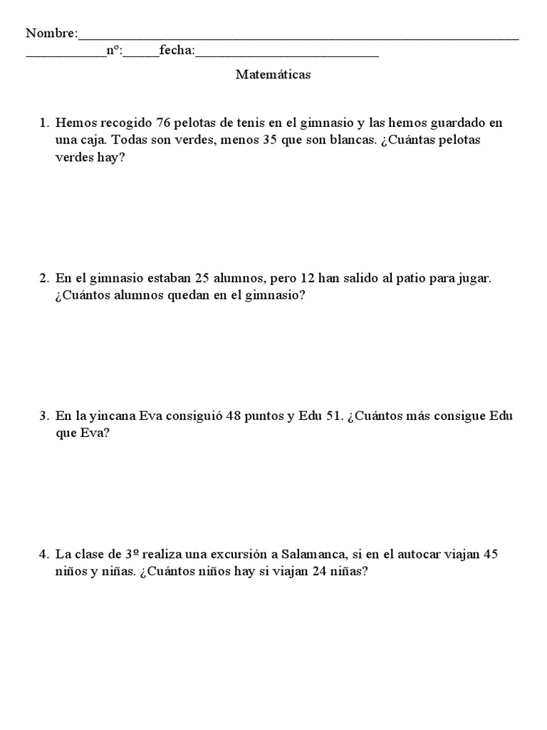 Problemas Repaso | PDF