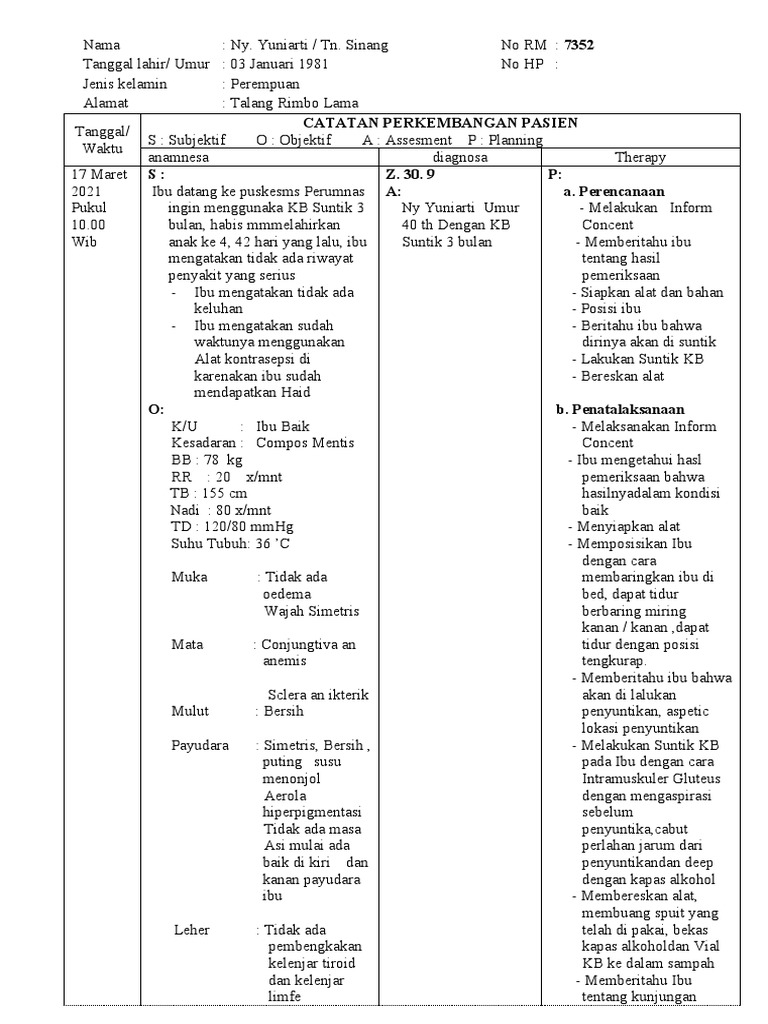 Soap KB Yuniarti | PDF