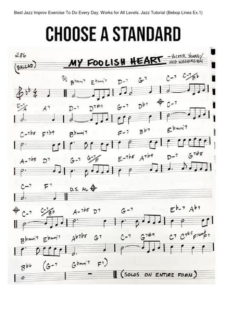 Daily Jazz Improv Exercise Tutorial | PDF