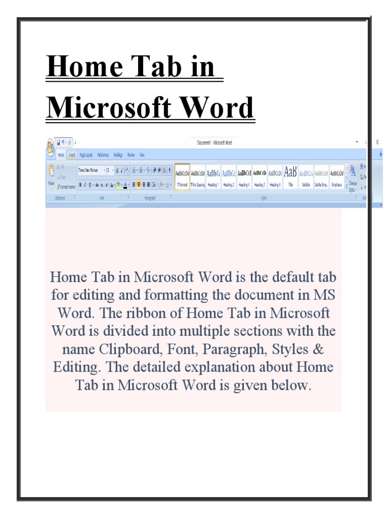 MS Word Scribd | PDF | Microsoft Word | Paragraph