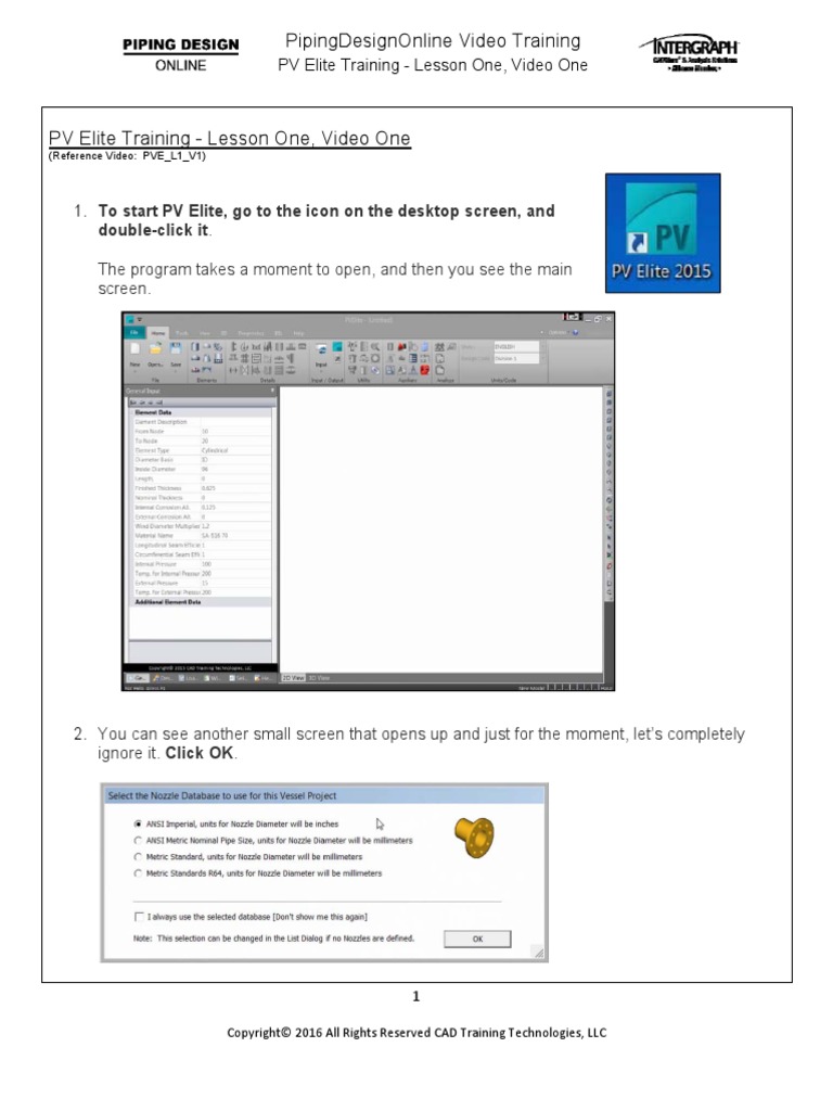 Pages From Modeling With PV Elite Lesson Guide - Part1 | PDF