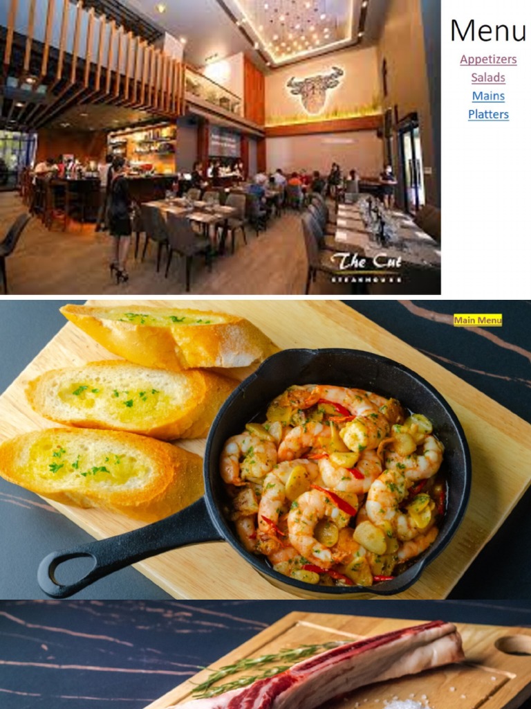 The Cut - Menu 1 | PDF