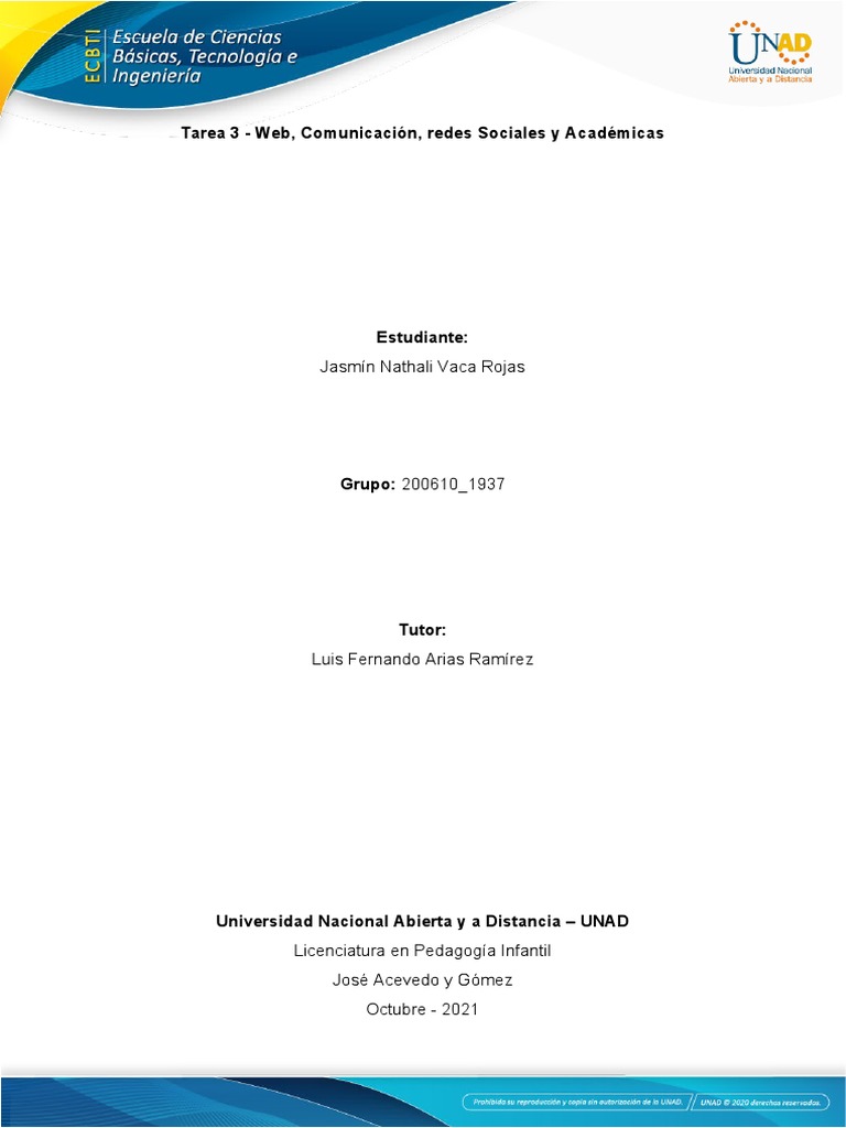 Tarea 3 Jasmin Vaca | PDF | web 2.0 | ciberespacio