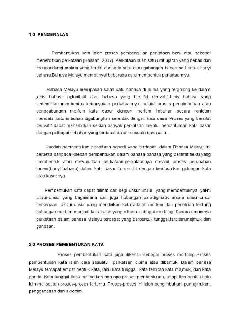 KK BMMB1084 Asas Tatabahasa Bahasa Melayu | PDF