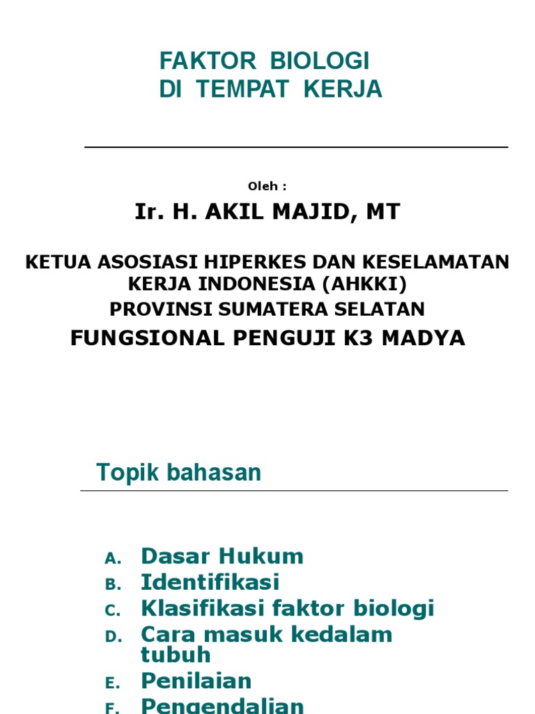 fAKTOR BIOLOGI | PDF