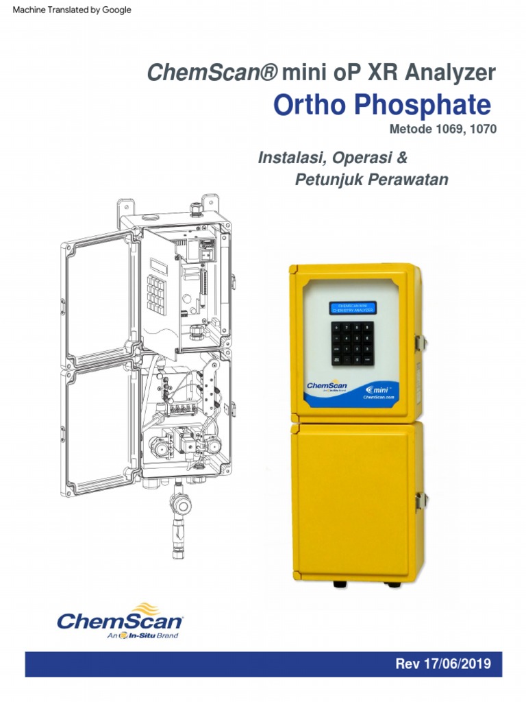 ChemScan Mini OP XR O&M Manual 061719 1069, 1070 | PDF