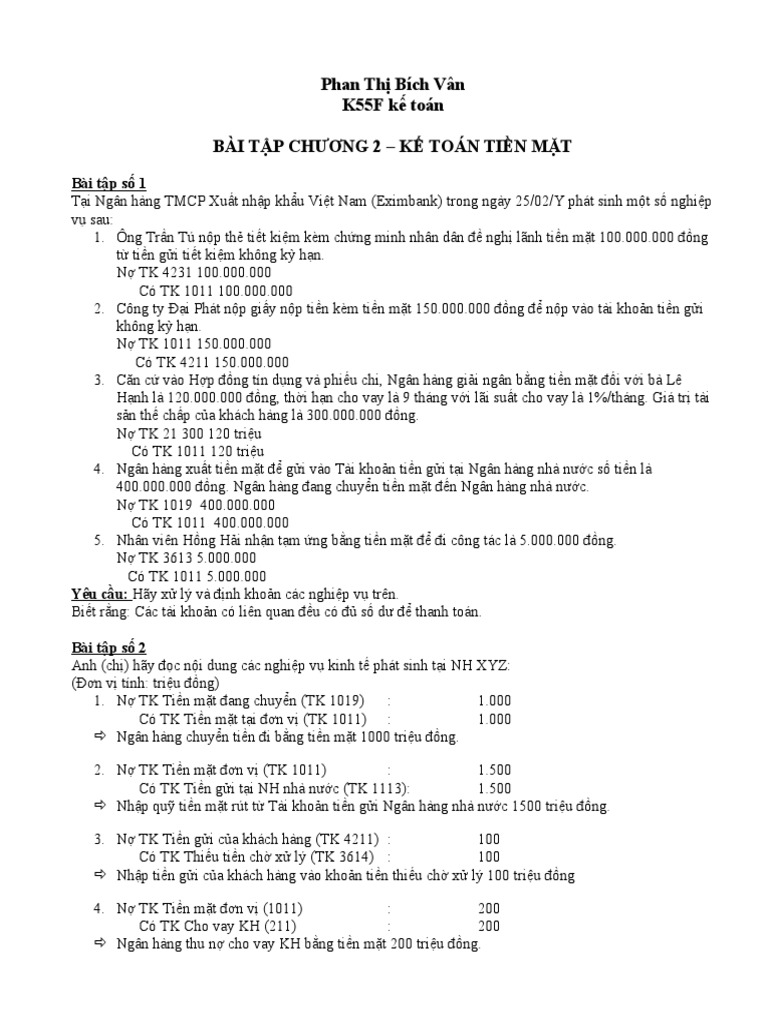BT C2 Sau Khi Đã Điều Chỉnh 1 | PDF