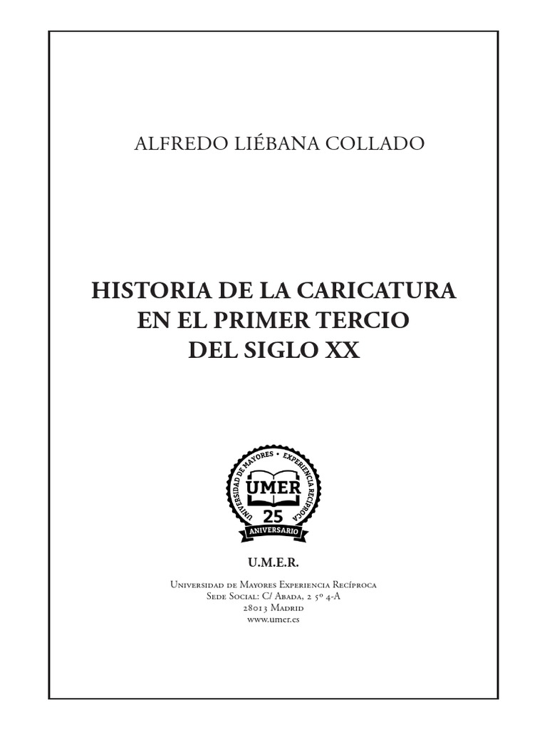 Historia de La Caricatura en El Primer Tercio Del Siglo XX | PDF | Caricatura | Humor