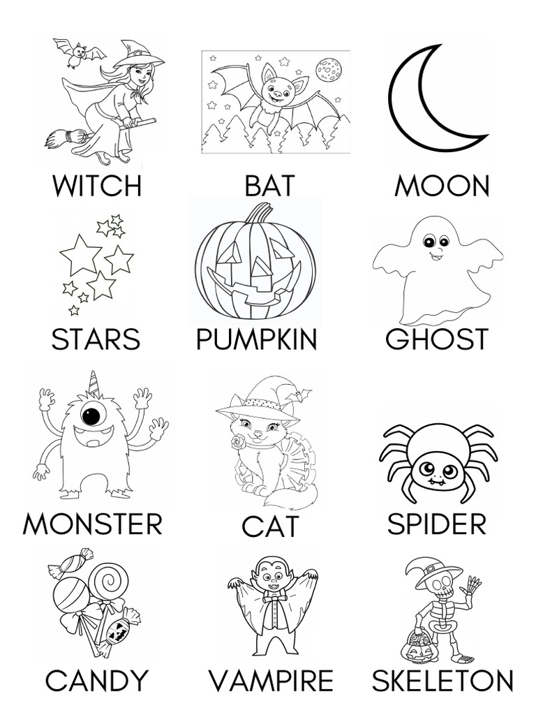 Halloween Flashcards | PDF