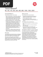 Meropa ISO 320 Technical Datasheet | PDF | Lubricant | Building Engineering