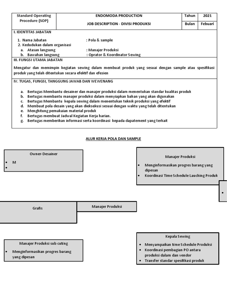 Standard Operating Procedure | PDF