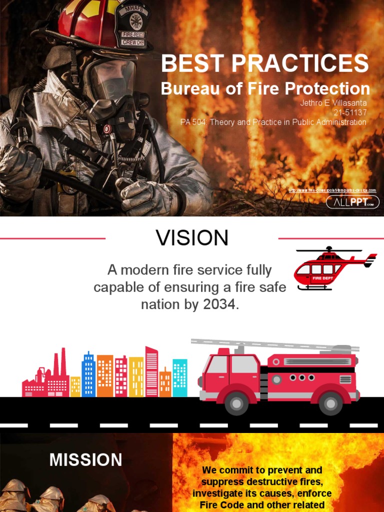 BFP Best Practices | PDF | Fire Safety | Emergency Medical Services