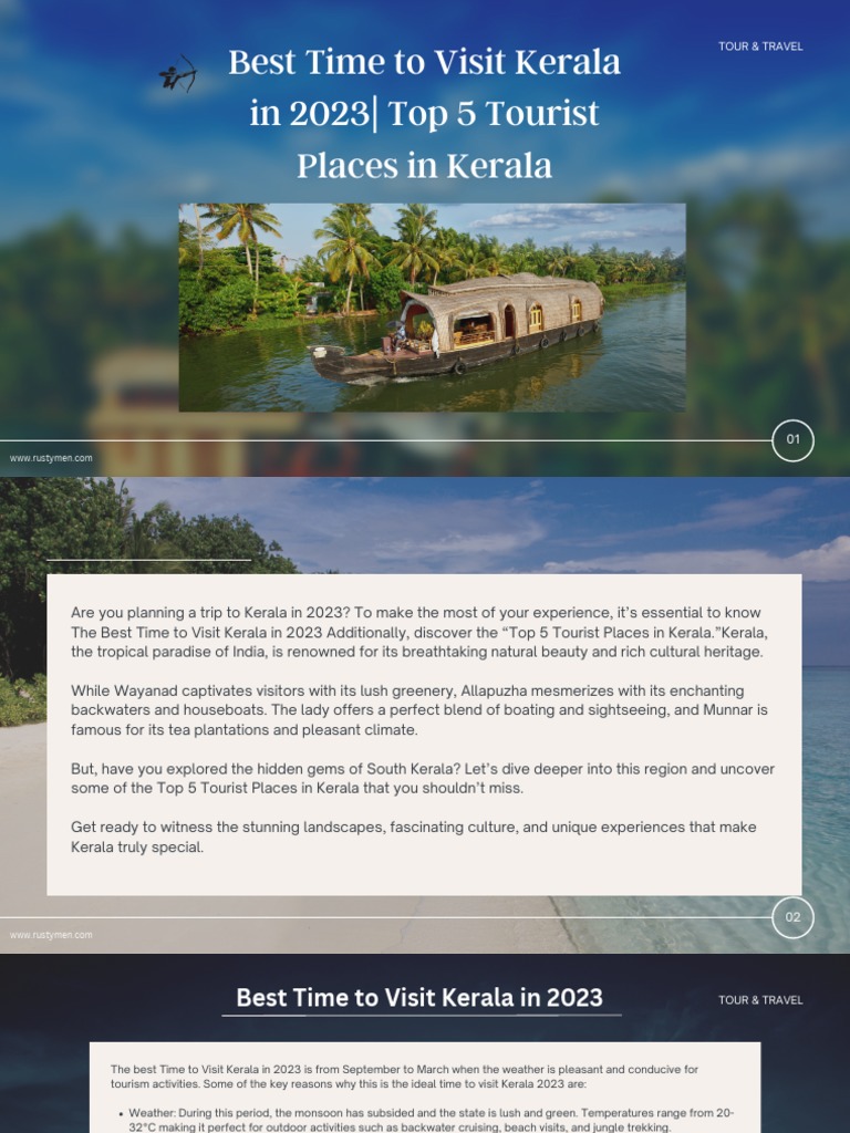 Best Time To Visit Kerala - Rustymen | PDF | Kerala | Tourism