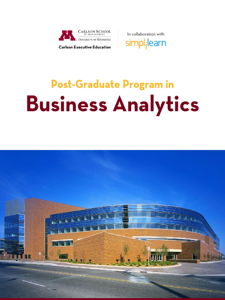PGP Business Analytics | PDF | Analytics | Data Analysis