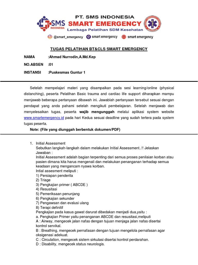 Tugas Btcls Ahmad Nurrodin 2 | PDF