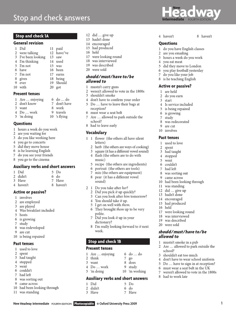 Hwy Int Stopcheck Ans | PDF | Linguistics | Languages
