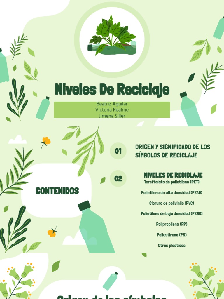 Niveles de Reciclaje | PDF | Reciclaje | El plastico