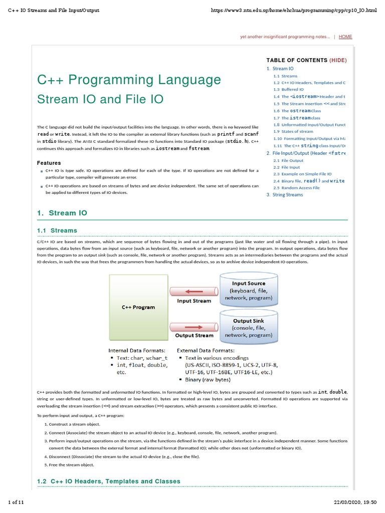 CPP Stream IO FileIO A3 | PDF | Class (Computer Programming) | C++