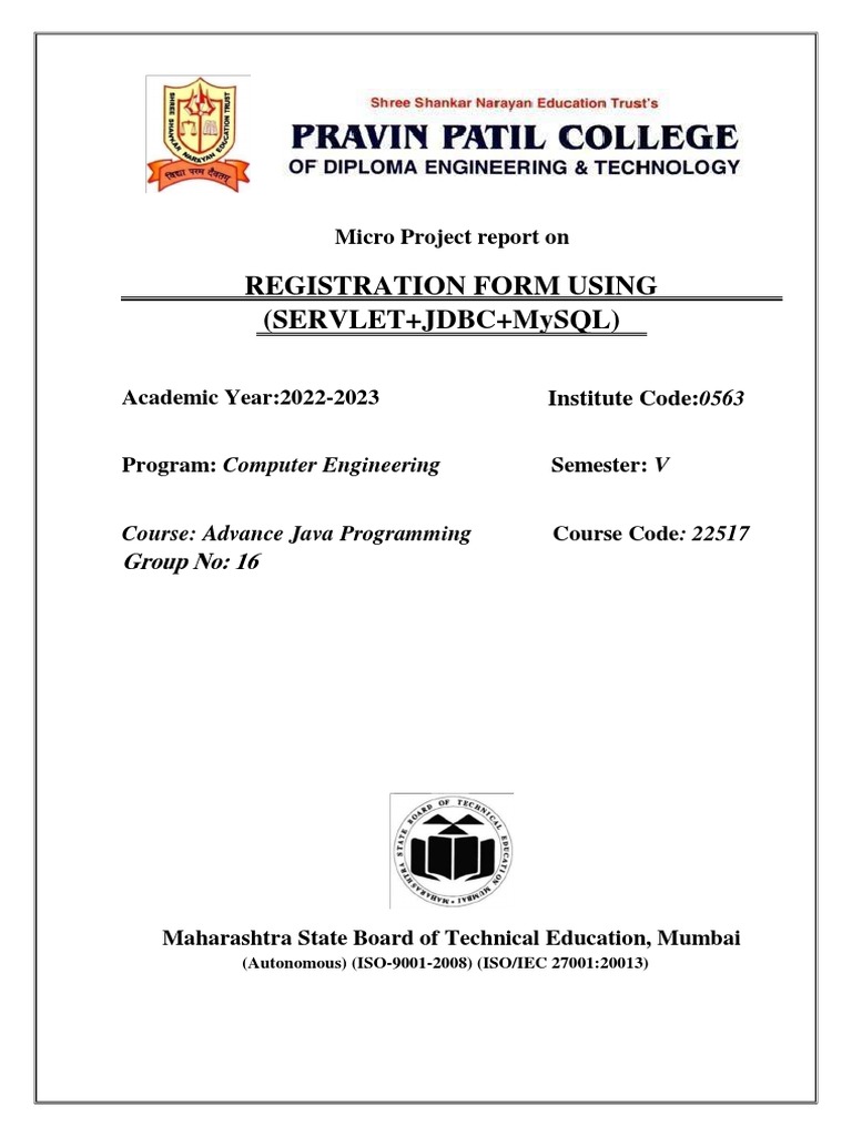 AJP Microproject | PDF | Java (Programming Language) | Computer Programming AJP Microproject | PDF | Java (Programming Language) | Computer Programming