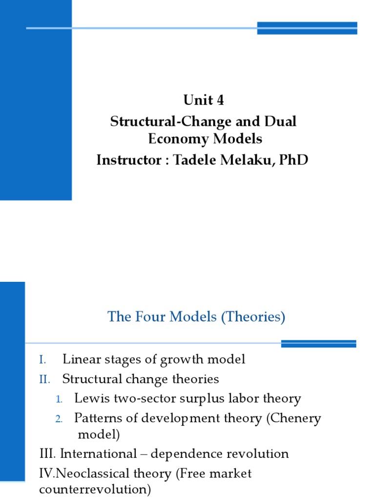 Development Economics Unit 4 | PDF | Economic Growth | Labour Economics