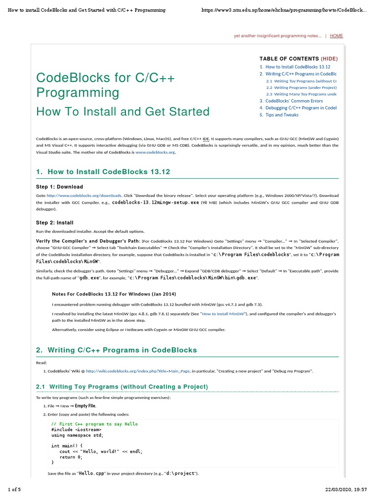 CodeBlocks C C++ | PDF | Information Technology Management | Systems ... CodeBlocks C C++ | PDF | Information Technology Management | Systems ...
