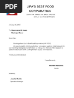 Request Letter For PLDT Line Transfer | PDF