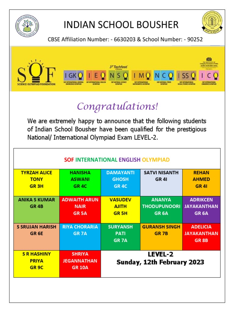 Isb - Sof Level 2 | PDF