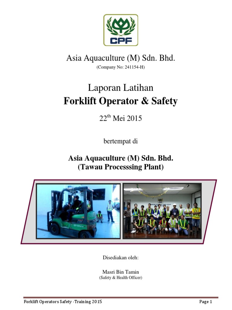SAFETY TRAINING REPORT | PDF